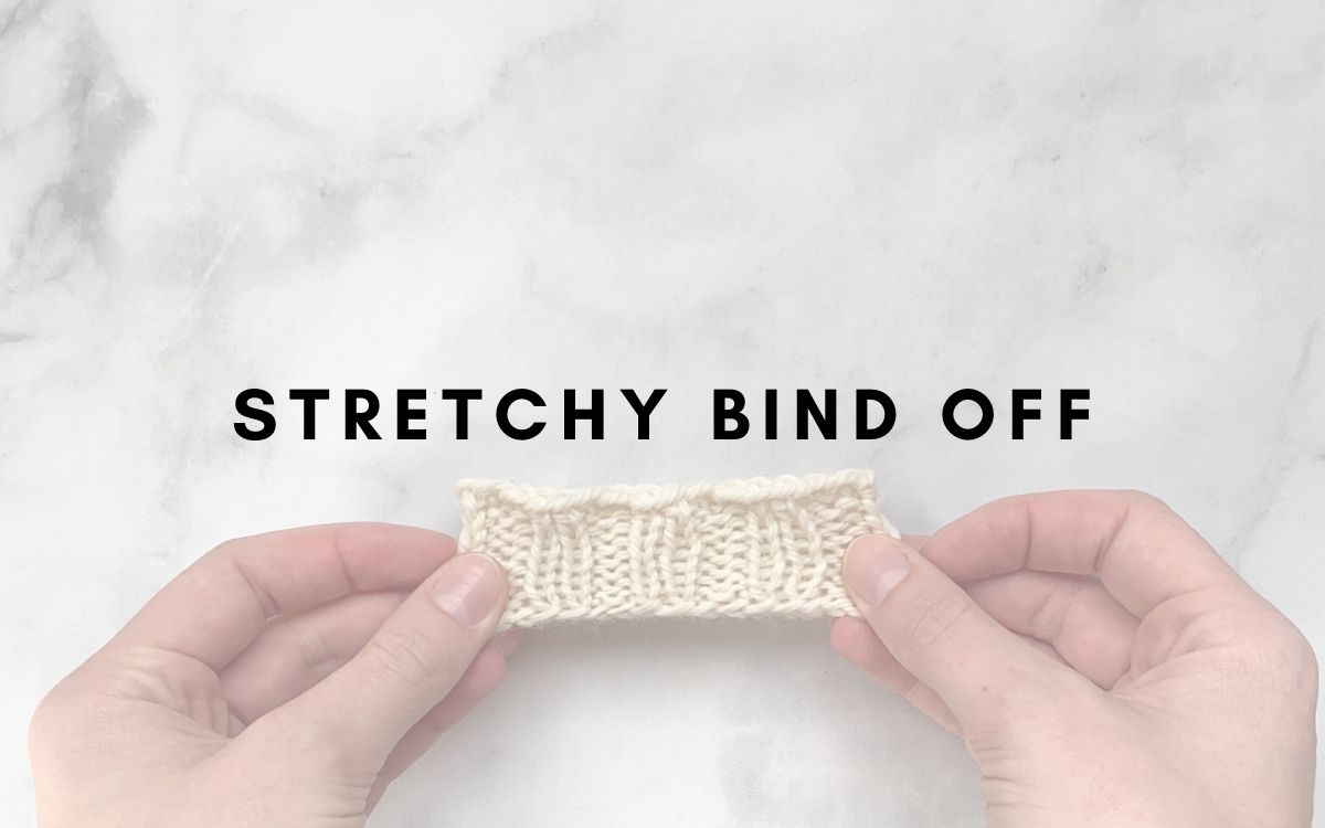 How to Knit A Stretchy Bind Off (Knit Together Bind Off Knitting ...