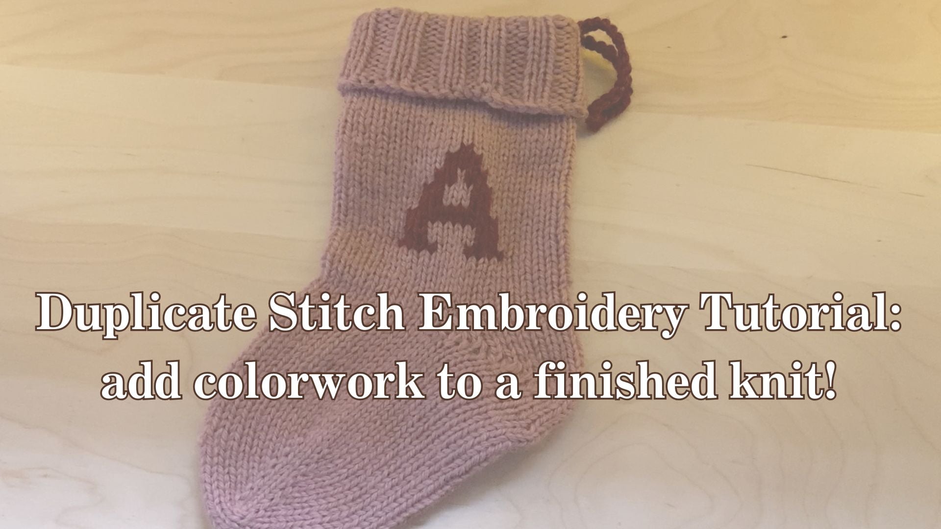Knitting Tutorial: How to Embroider on Knits with Duplicate Stitch ...