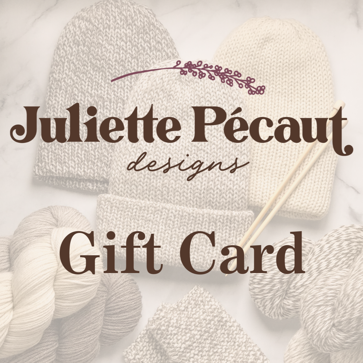 JPD Gift Card – Juliette Pécaut Designs