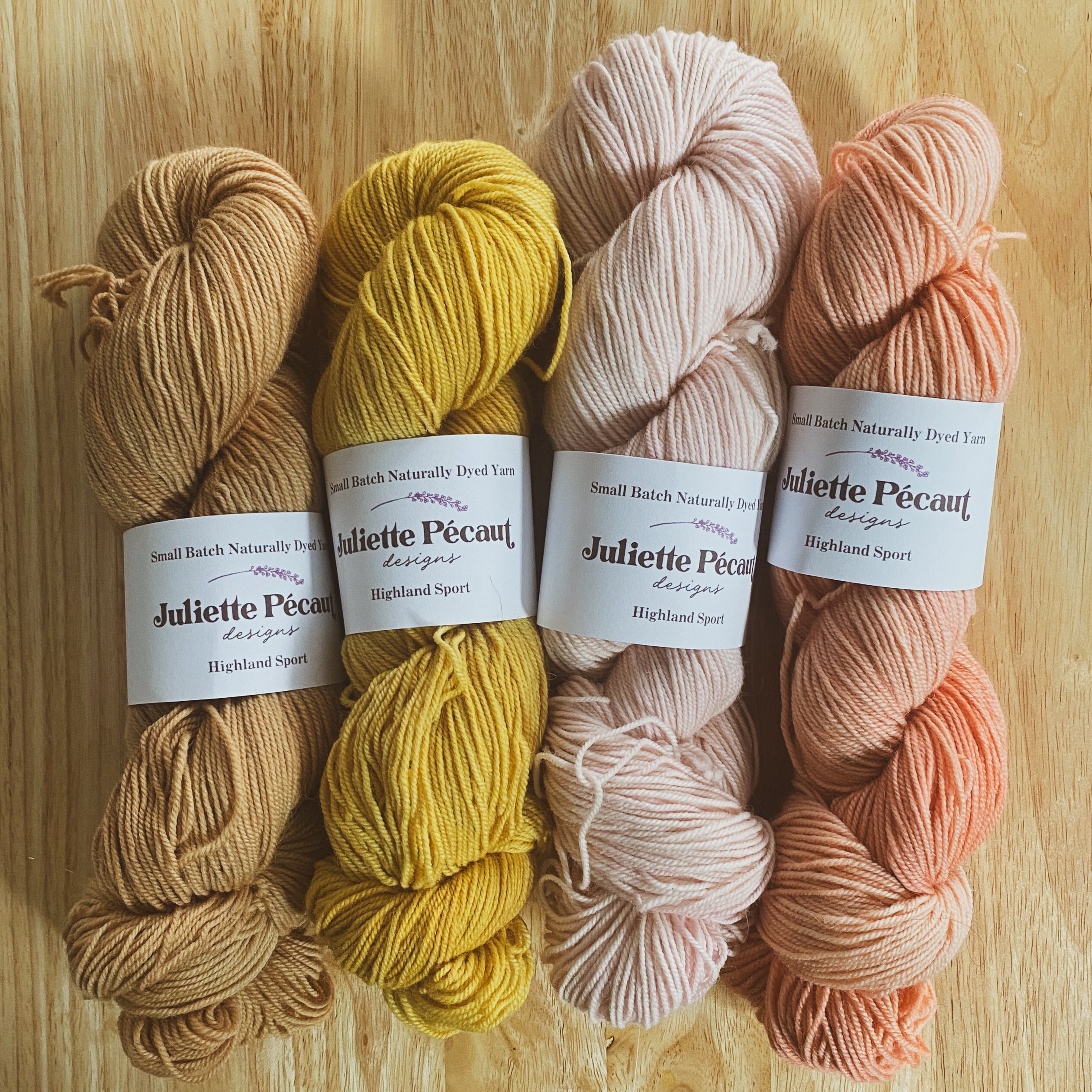 Naturally Dyed Yarn – Juliette Pécaut Designs