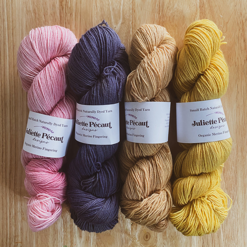 Naturally Dyed Yarn – Juliette Pécaut Designs